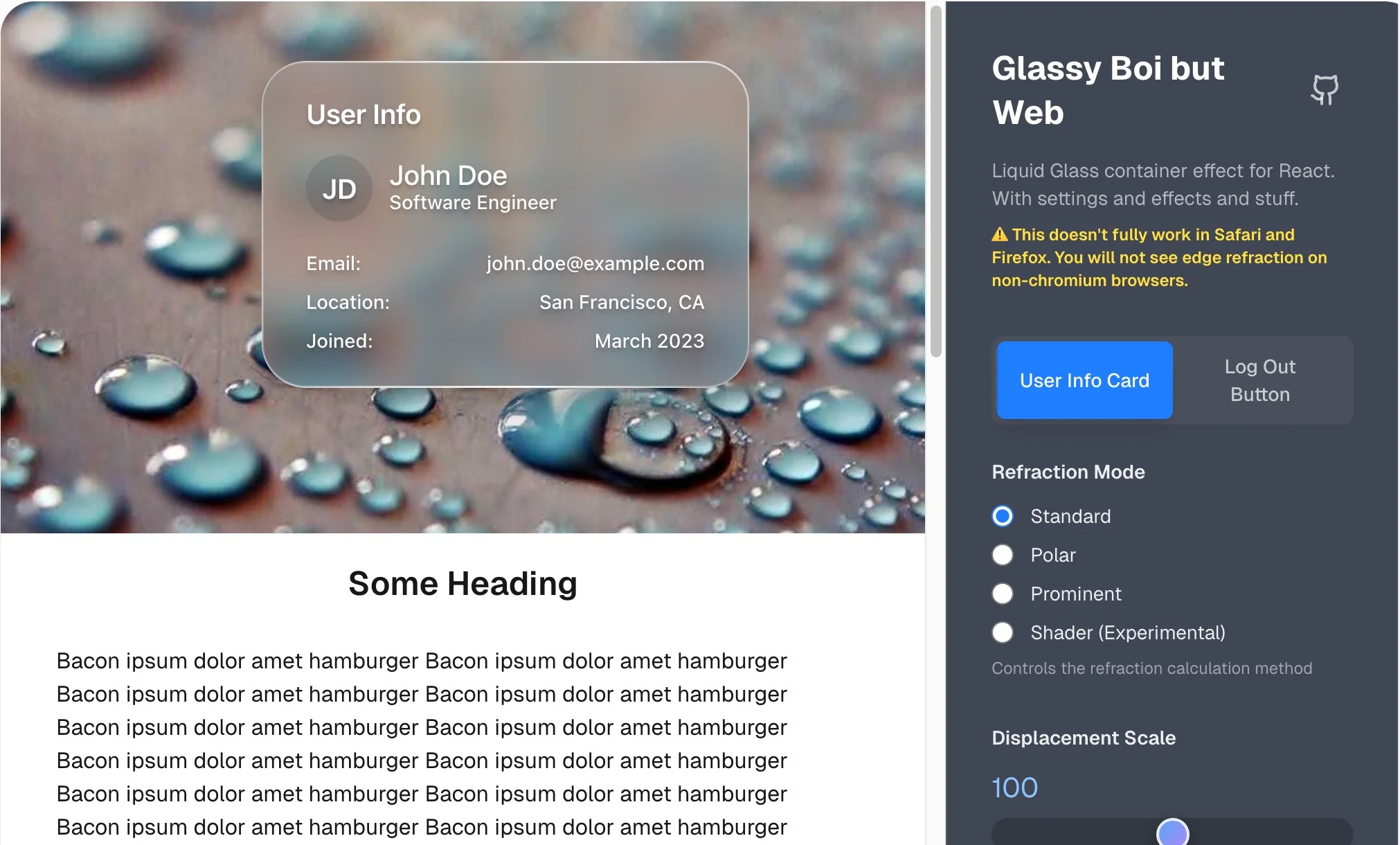 Wie man Apples Liquid Glass UI in React implementiert: Vollständiger ...